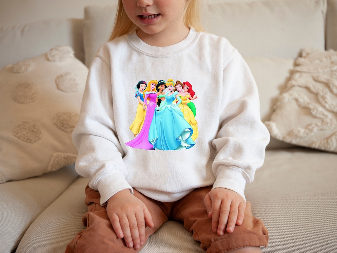 Princess Sweatshirt,kids Disney Castle,disney Girl Trip,princess Shirt ...