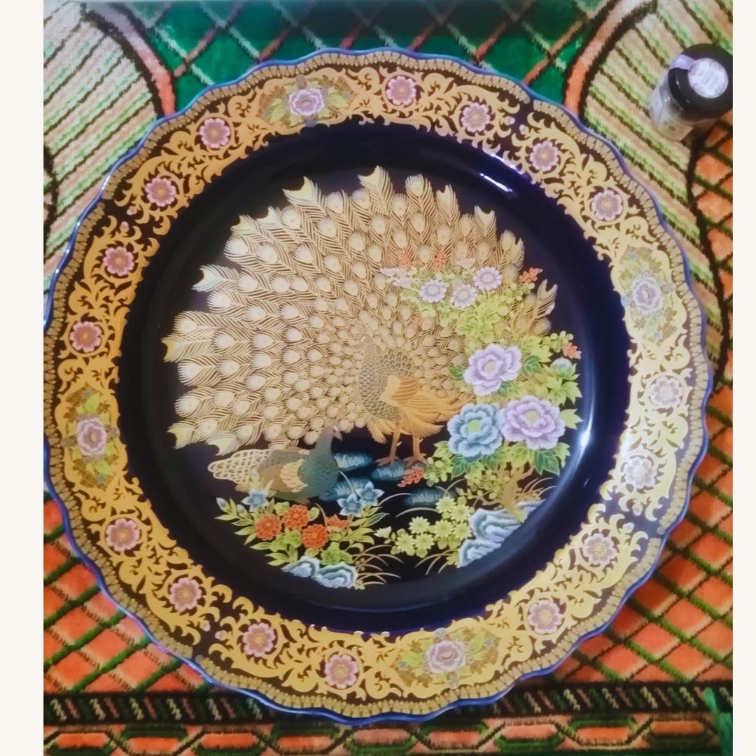 Assiette Taous marocaine originale de 1976 – Assiette décorative de ...