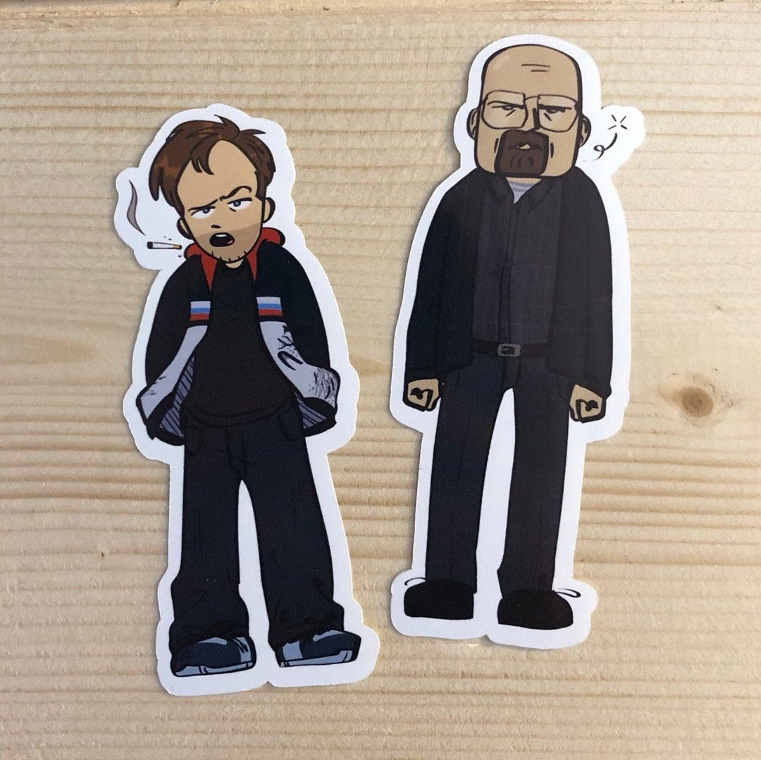 Walter and Jesse Breaking Bad Stickers - Etsy