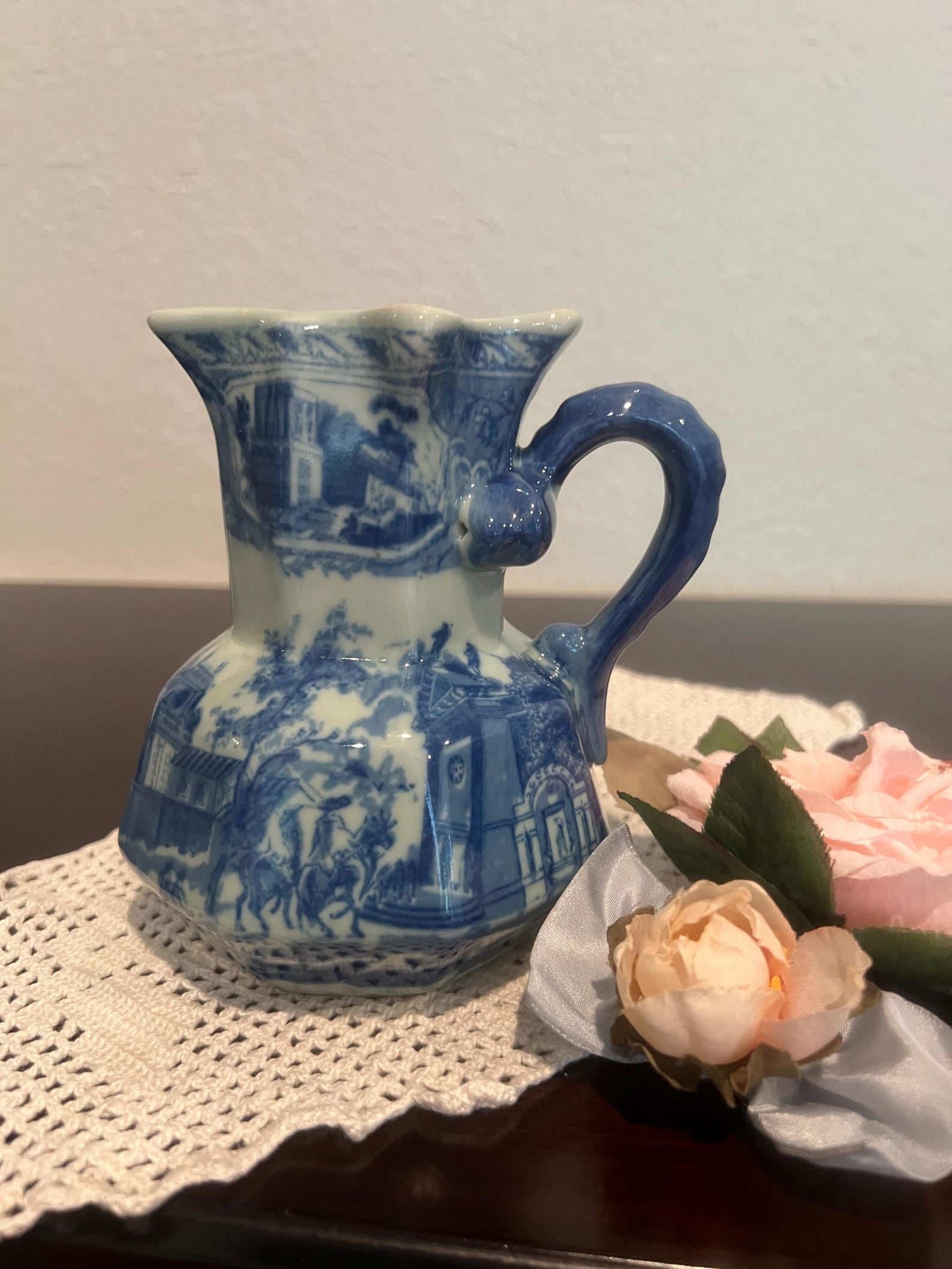 Antique Victoria Ironstone Jug/ Pitcher - Etsy