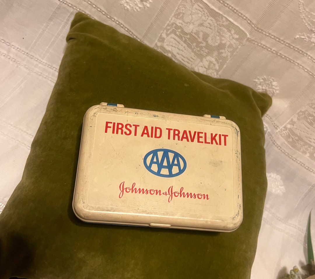 Vintage First Aid Travel Kit Box - Etsy