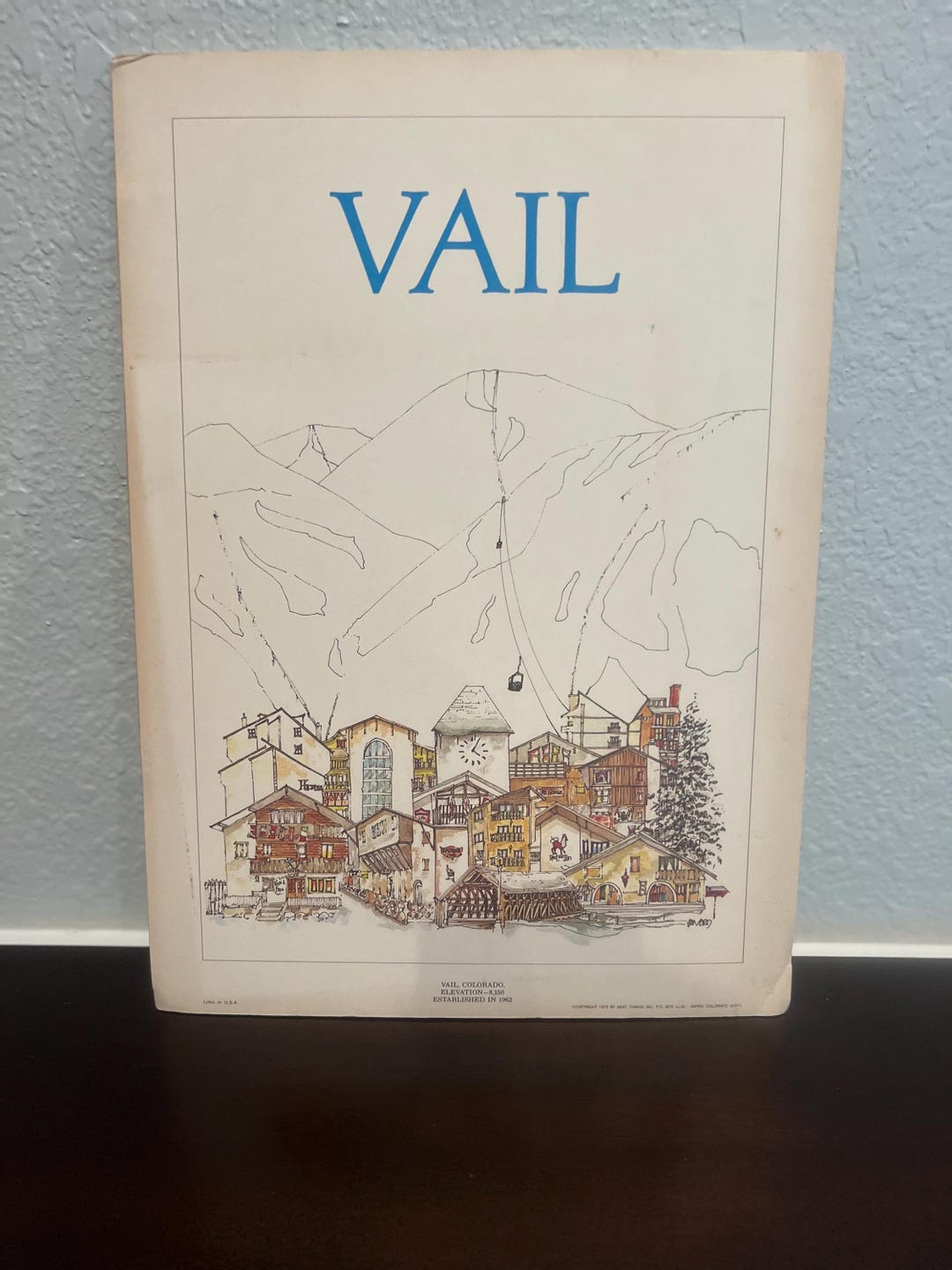 Vintage Vail Poster, 1970s - Etsy