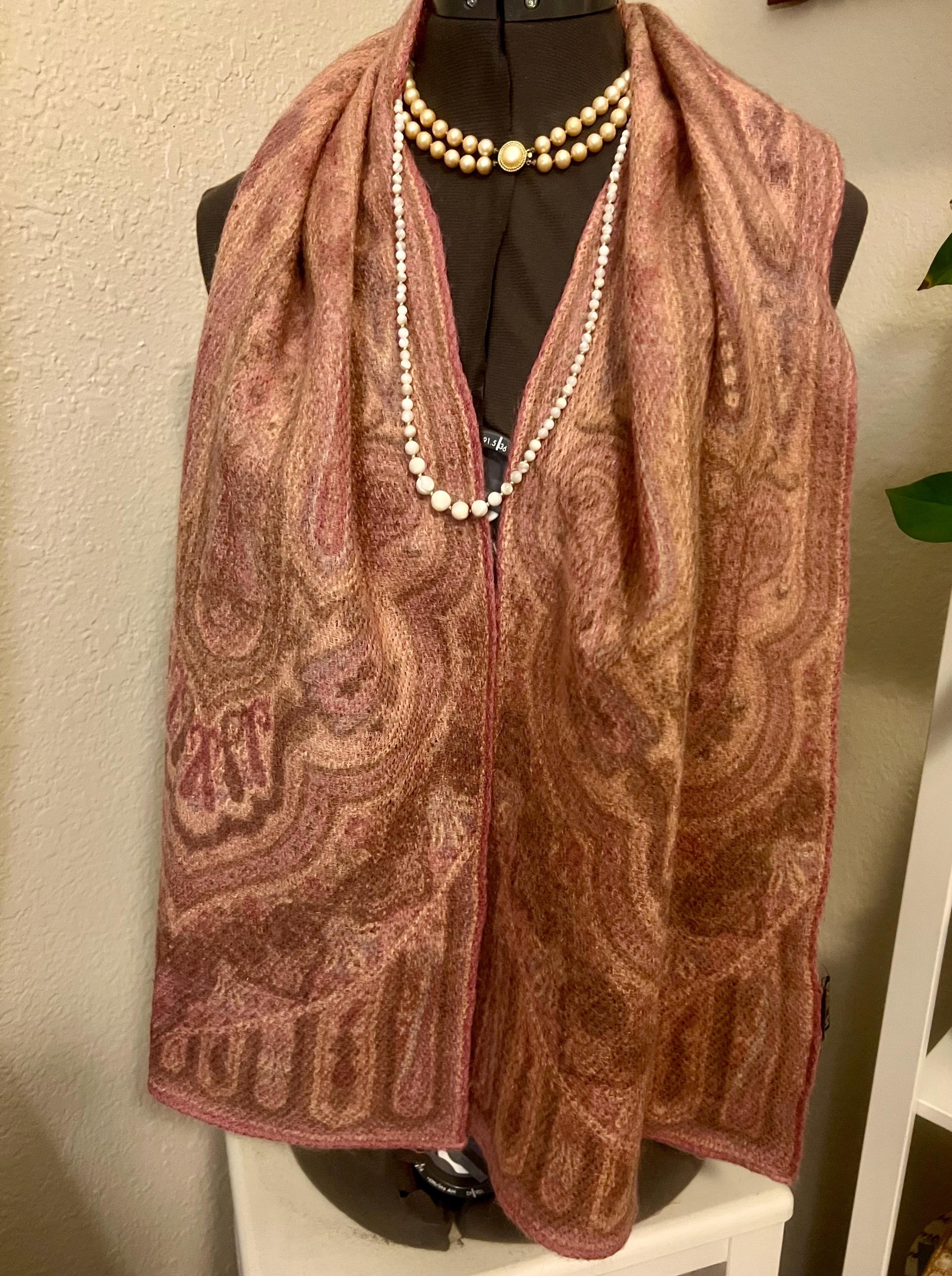 Daks London Wool Long Scarf, Made in Italy - Etsy