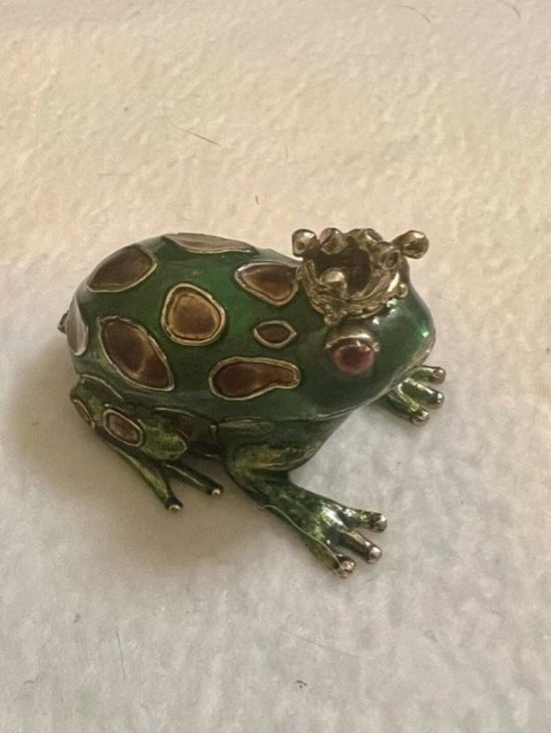 Vintage MONET Frog Prince Collective Trinket Box - Etsy