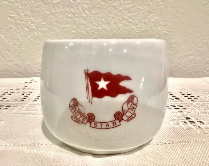Titanic Reproduction Mug, White Star Line - Etsy