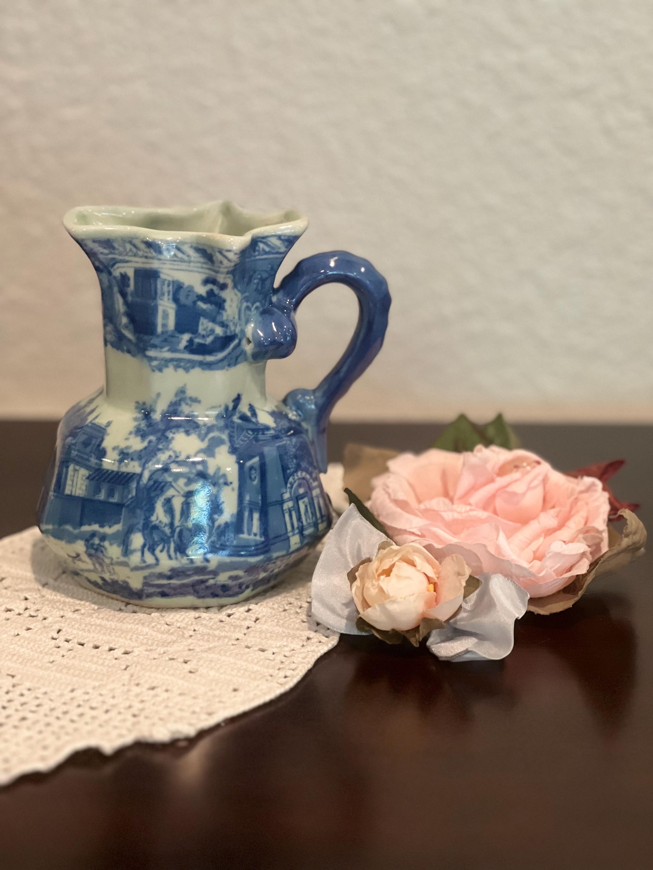 Antique Victoria Ironstone Jug/ Pitcher - Etsy