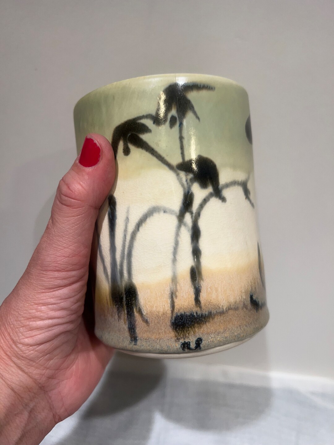 Cape Cod Pottery Vase by Patricia Kelly - Etsy