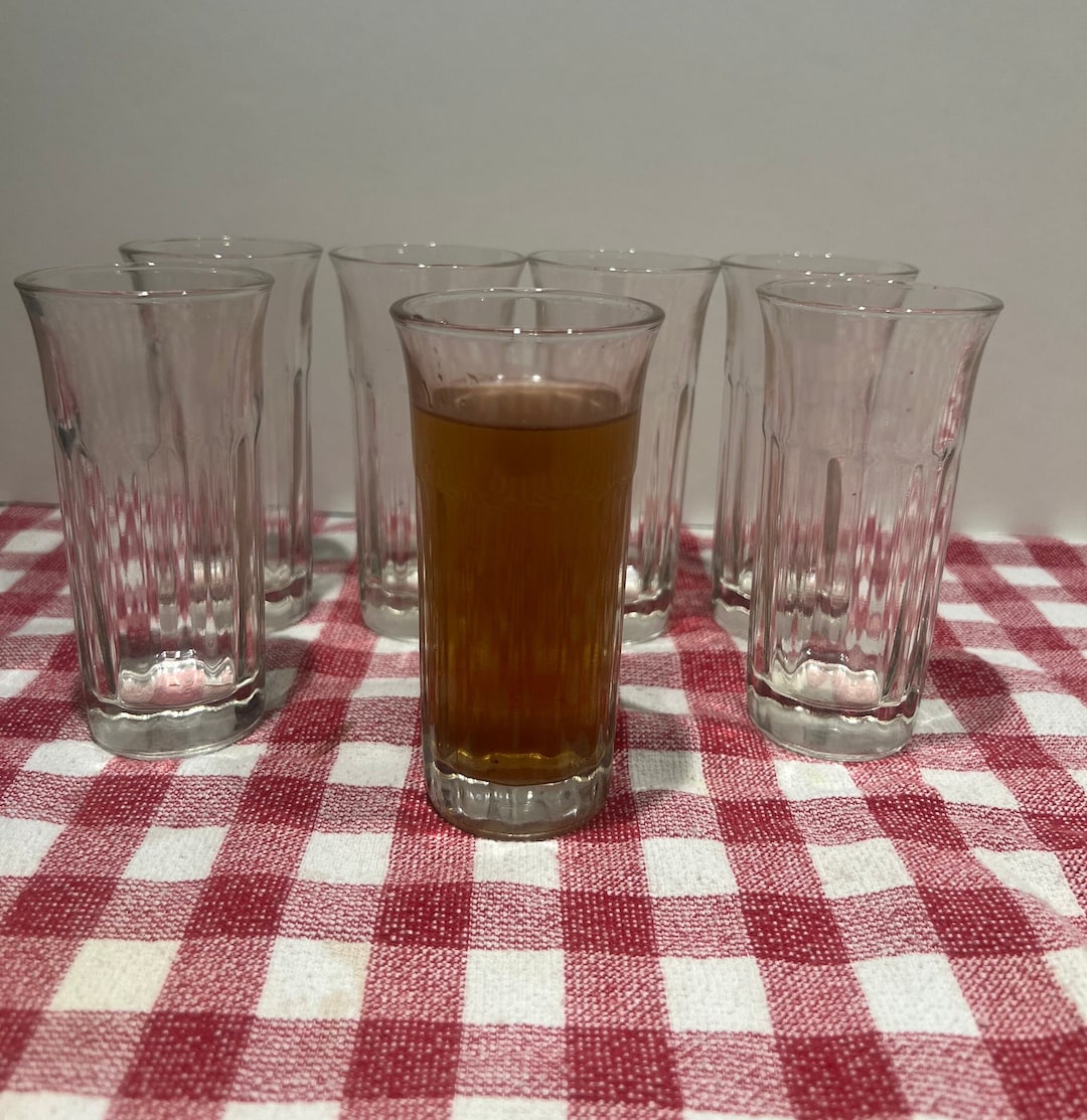 Set of Seven 3 Fl. Oz Vintage Glasses - Etsy