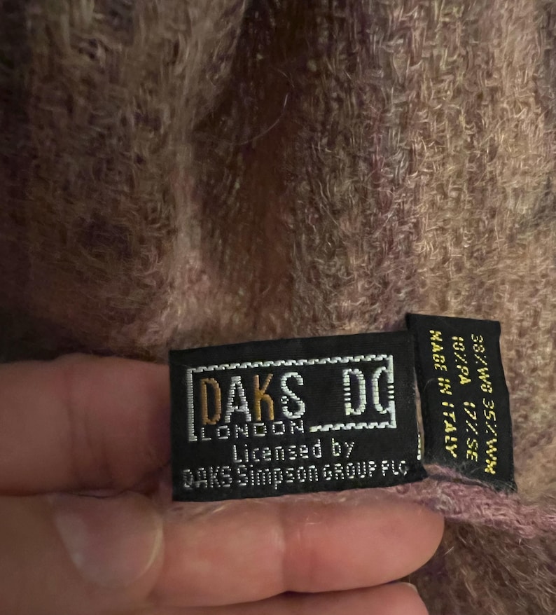 Daks London Wool Long Scarf, Made in Italy - Etsy