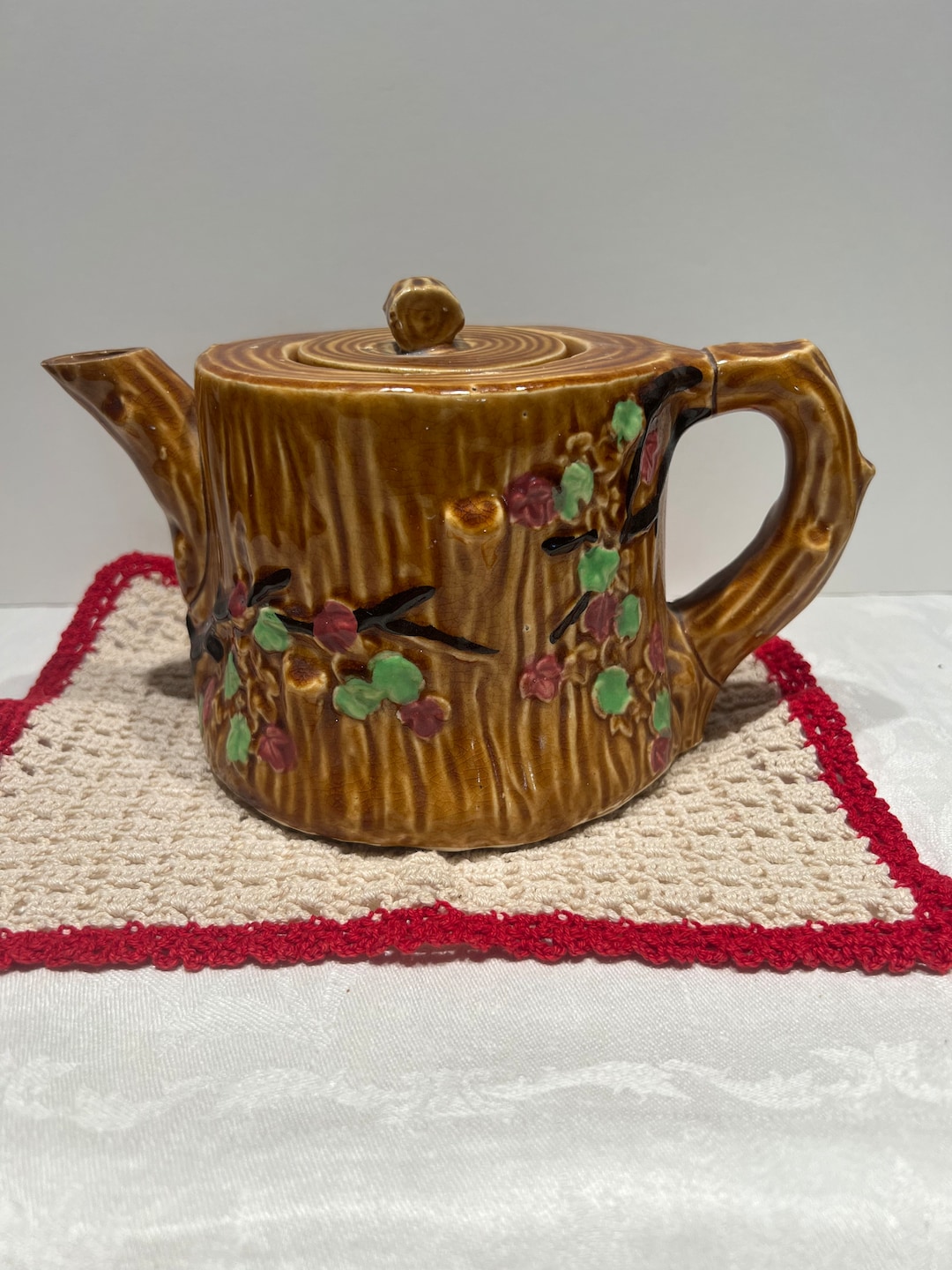 Tree Stump-style Vintage Teapot - Etsy