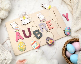 Personalized Name Puzzle W/numbers New Christmas Gifts for Kids Wooden ...