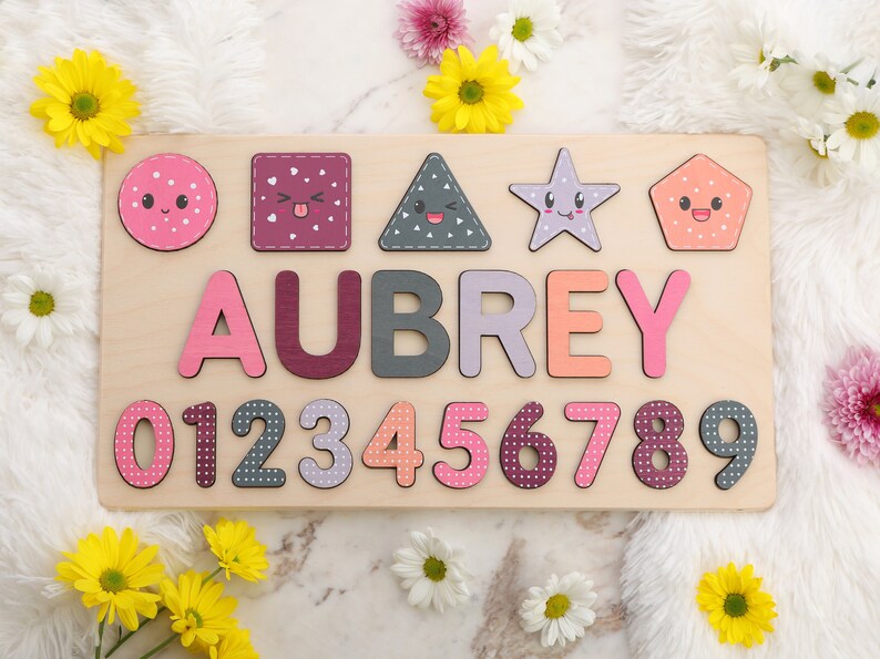 Personalized Name Puzzle W/numbers New Christmas Gifts for - Etsy