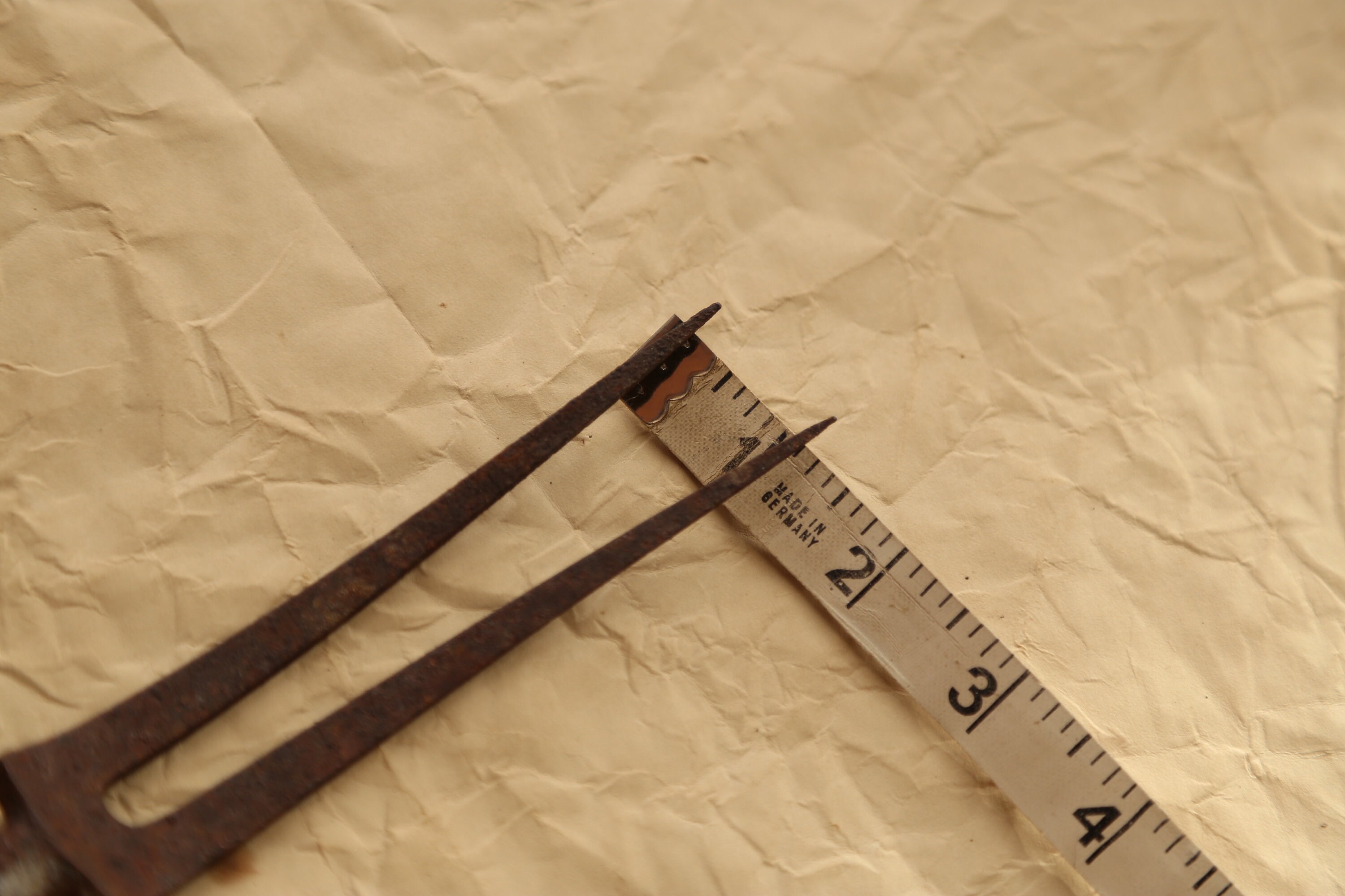 Vintage Meat Fork Rusty Old Two Tooth Rustic Decor - Etsy