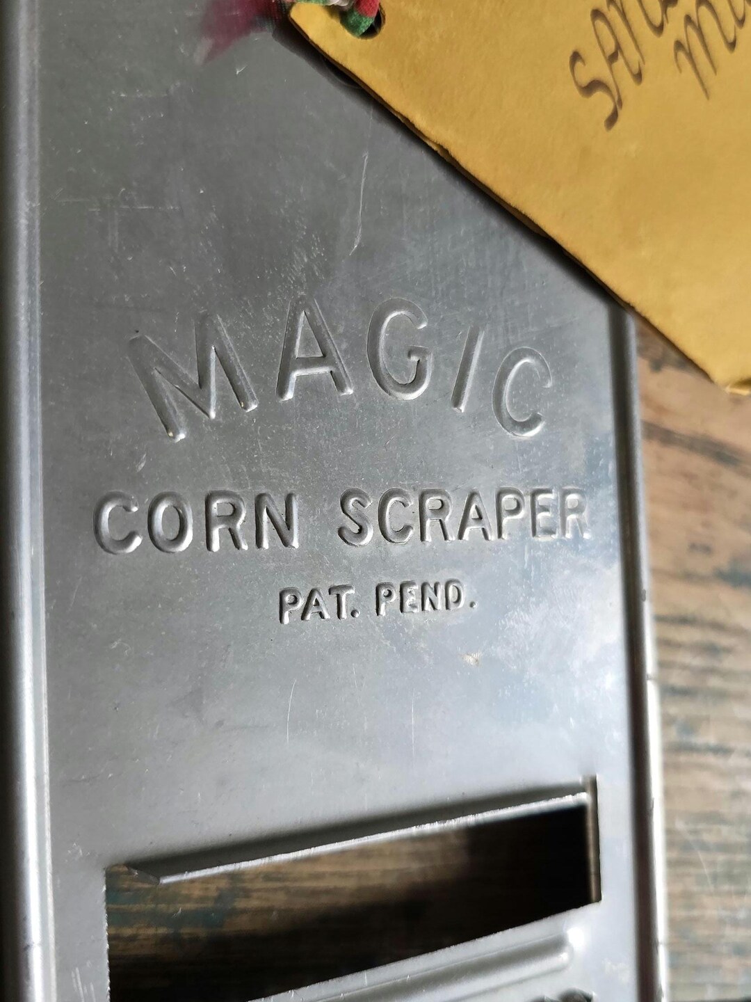 Vintage Corn Scraper Aluminum Cob Stripper Peeler Planer Cutter ...