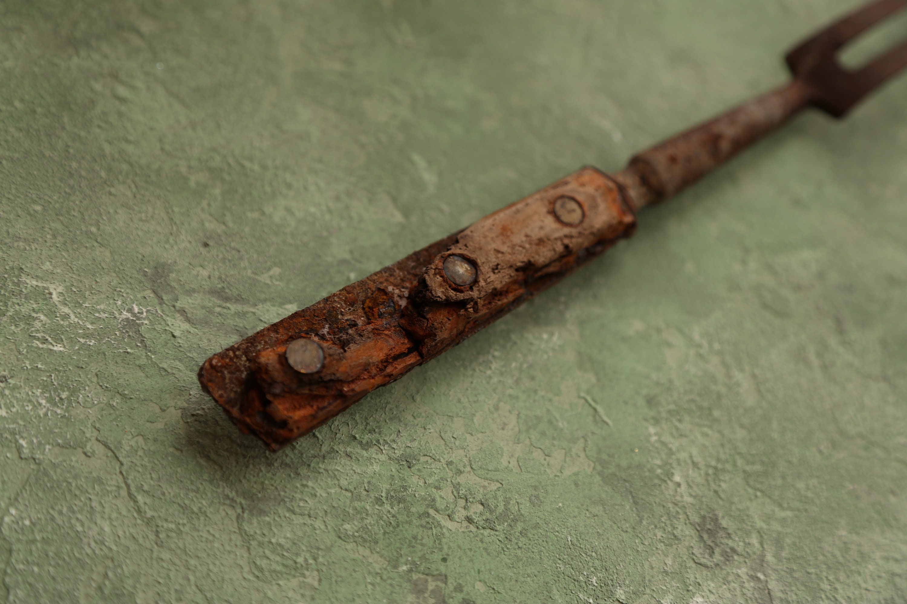 Vintage Meat Fork Rusty Old Two Tooth Rustic Decor - Etsy