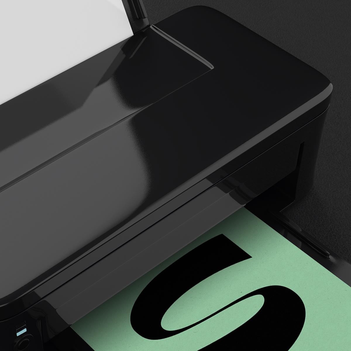 ALPHABET PRINTABLE POSTER Letter S. Custom Made Font. Typographic ...