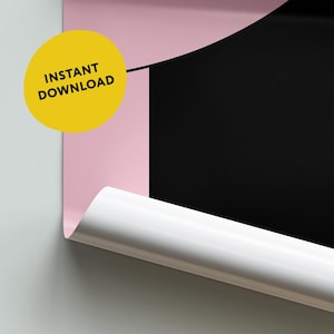 NUMBER PRINTABLE POSTER Number 1. Custom Made Font. Figure. Digit ...