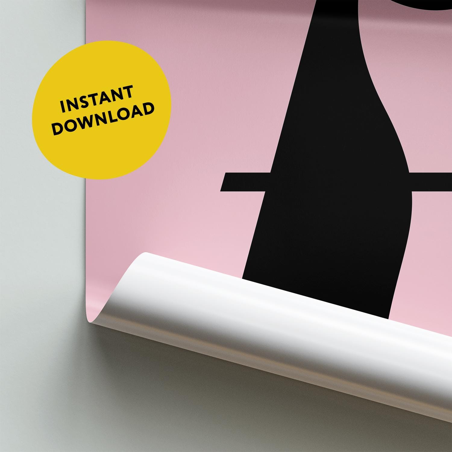 ALPHABET PRINTABLE POSTER Letter F. Custom Made Font. Typographic ...