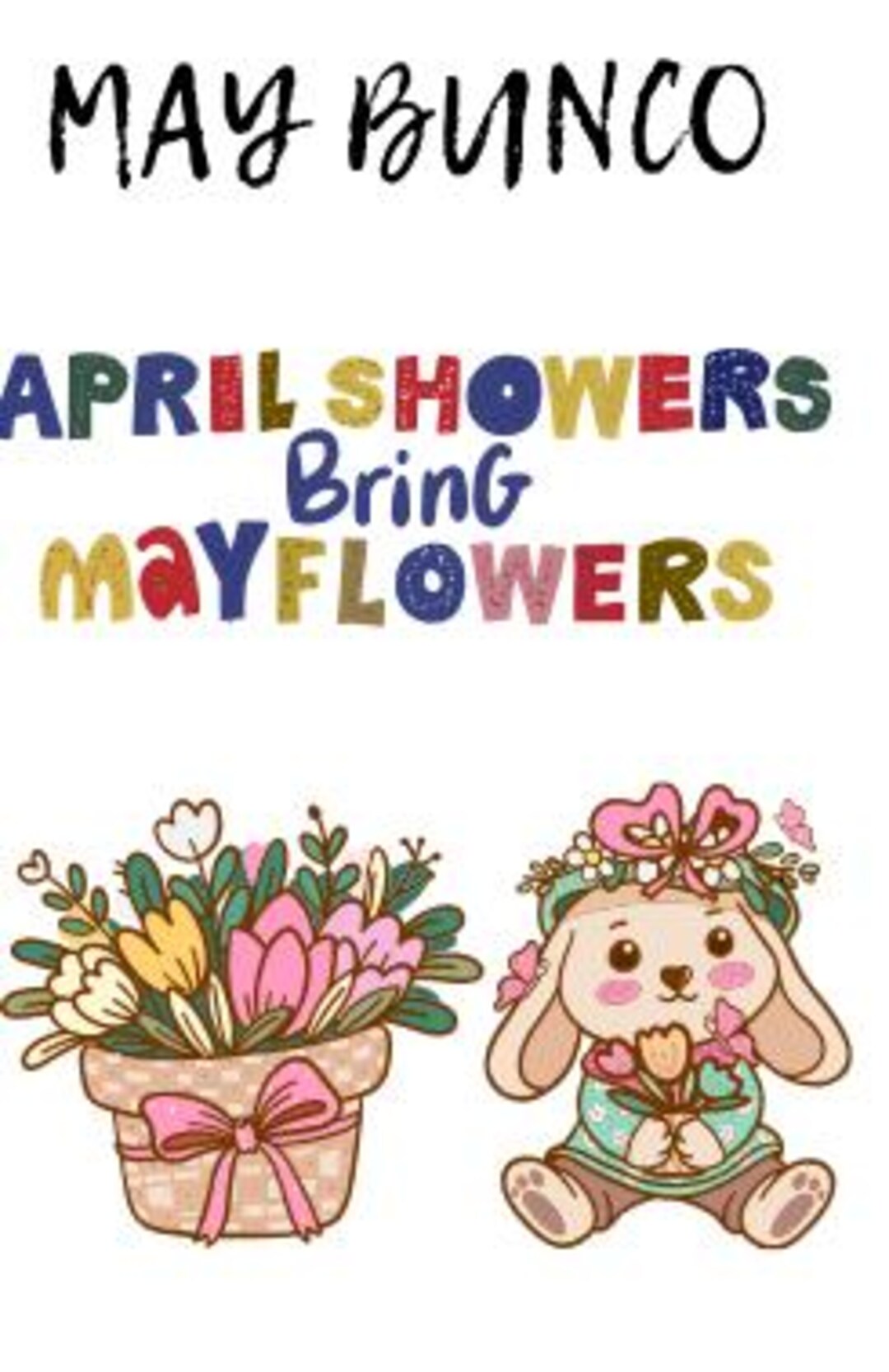 April Shower Bring May Flowers Bunco - Etsy