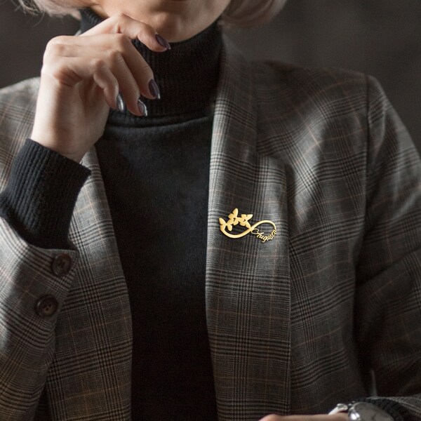 Personalized Brooch - Etsy