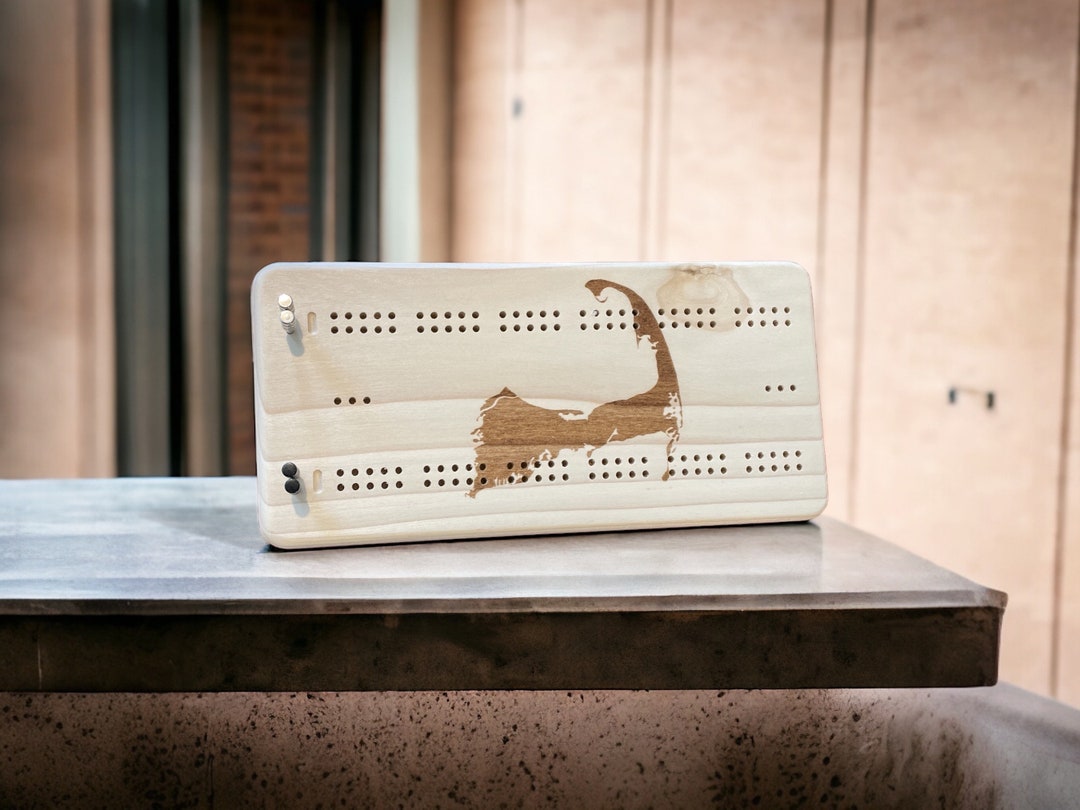 Cape Cod Cribbage Board 5 X 10.5 X 0.75 - Etsy