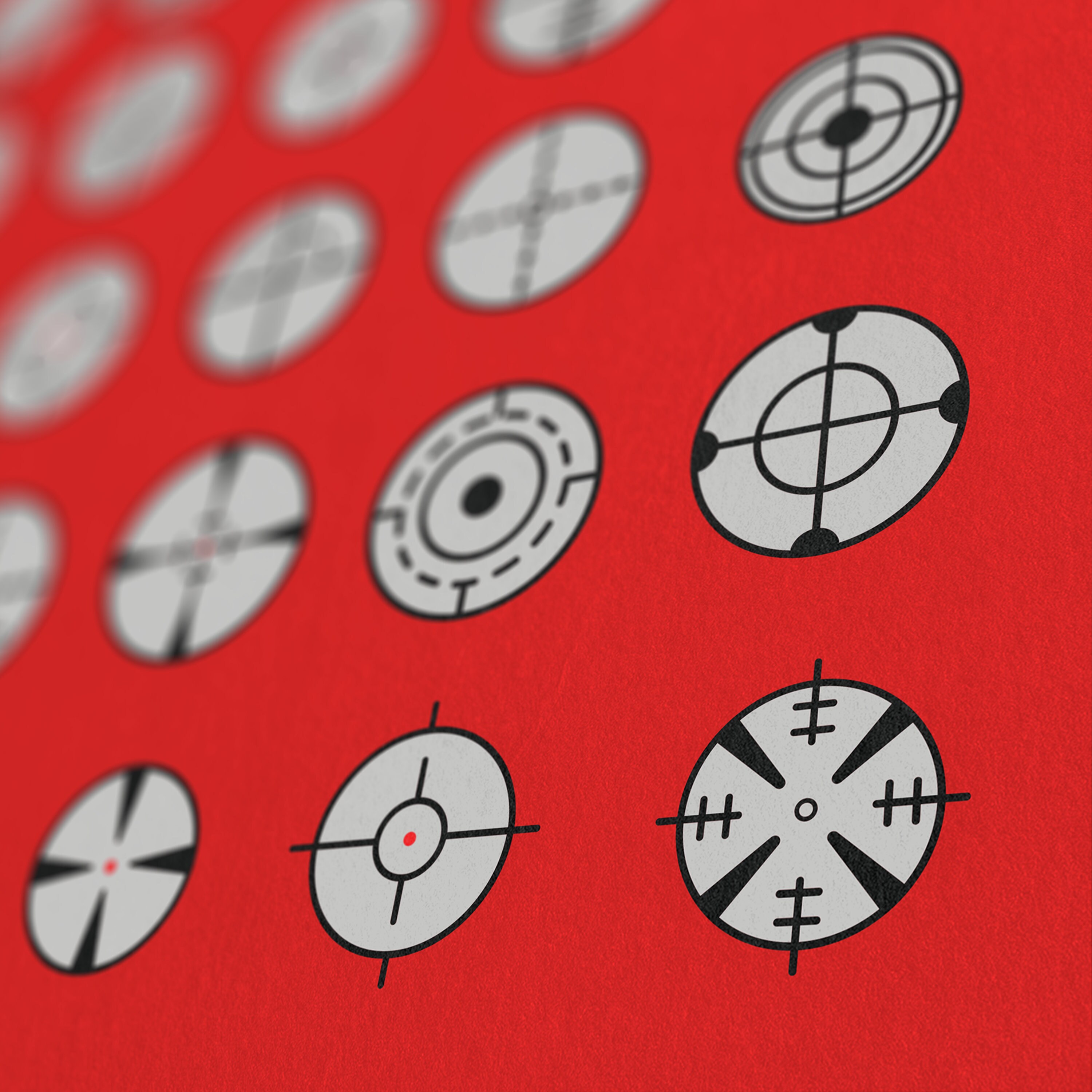 70 Cross Hairs & Reticles Icon Pack Cross Hair Svg Bundle - Etsy