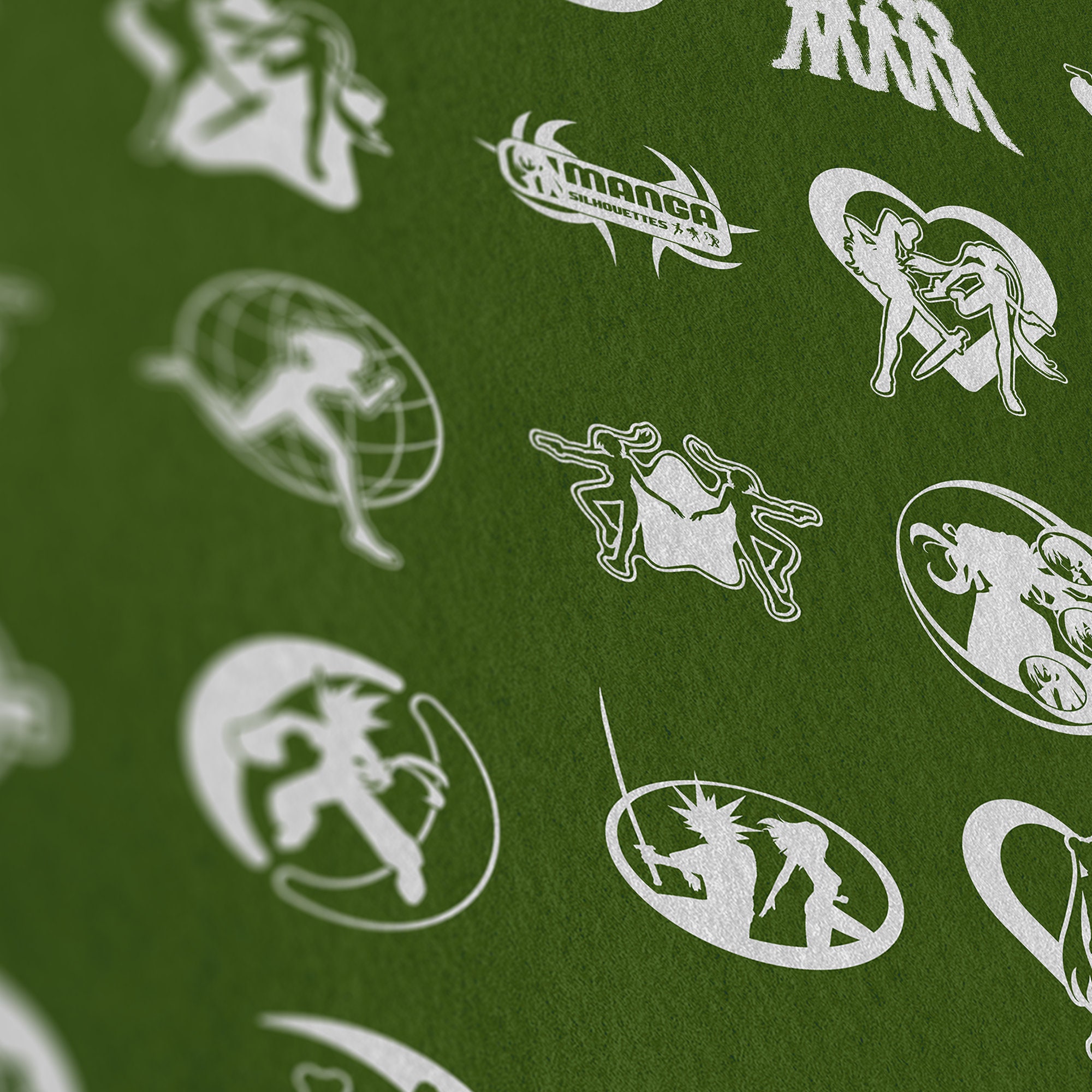 80+ Anime Silhouettes and Graphics Assets Pack | Y2k Symbol, Y2k Svg ...