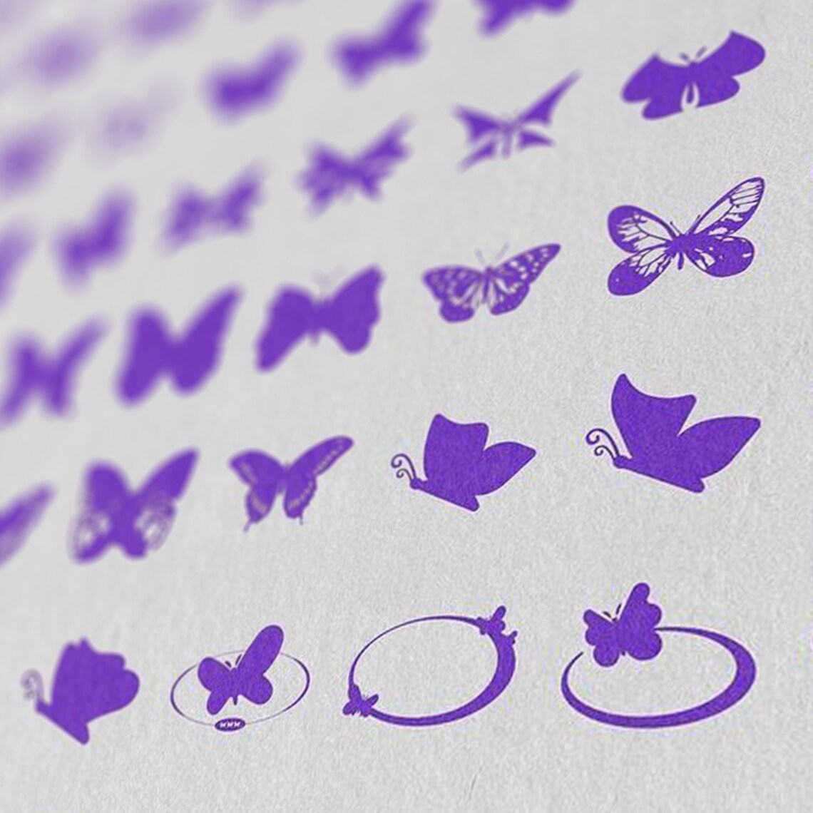 60+ Butterfly Effect Icons & Typeface Assets Pack | Butterfly Cut File ...
