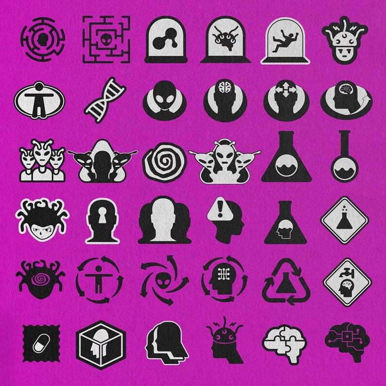 50+ Mind Control Icons Assets Pack | Mystical Svg Bundle, Graphic ...