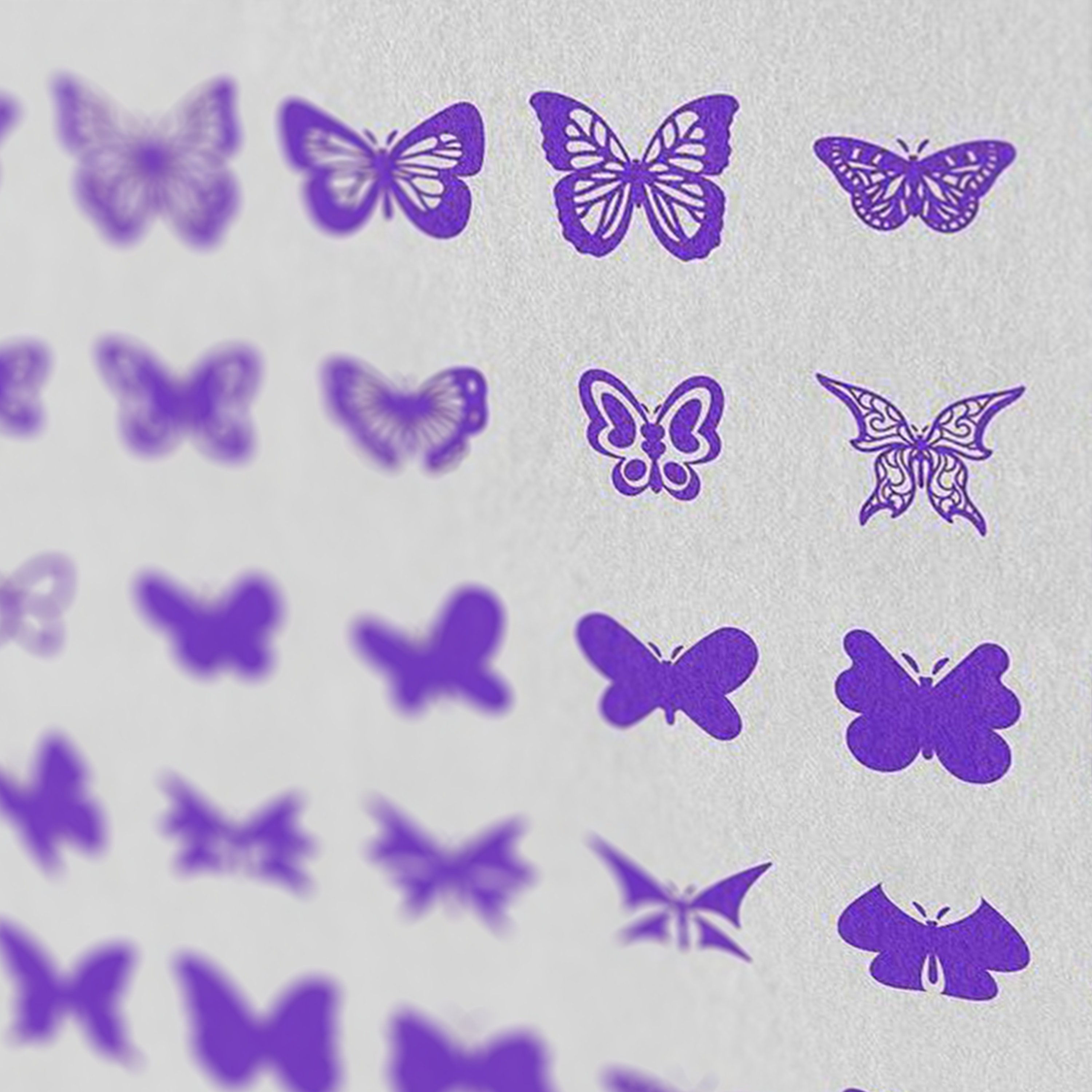 60+ Butterfly Effect Icons & Typeface Assets Pack | Butterfly Cut File ...