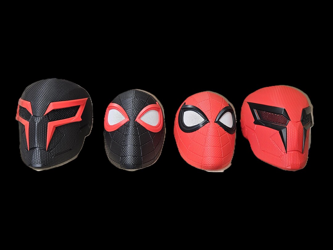 Web Hero Cosplay Helmet – 3D Printed Superhero Mask – Magnetic Modular ...