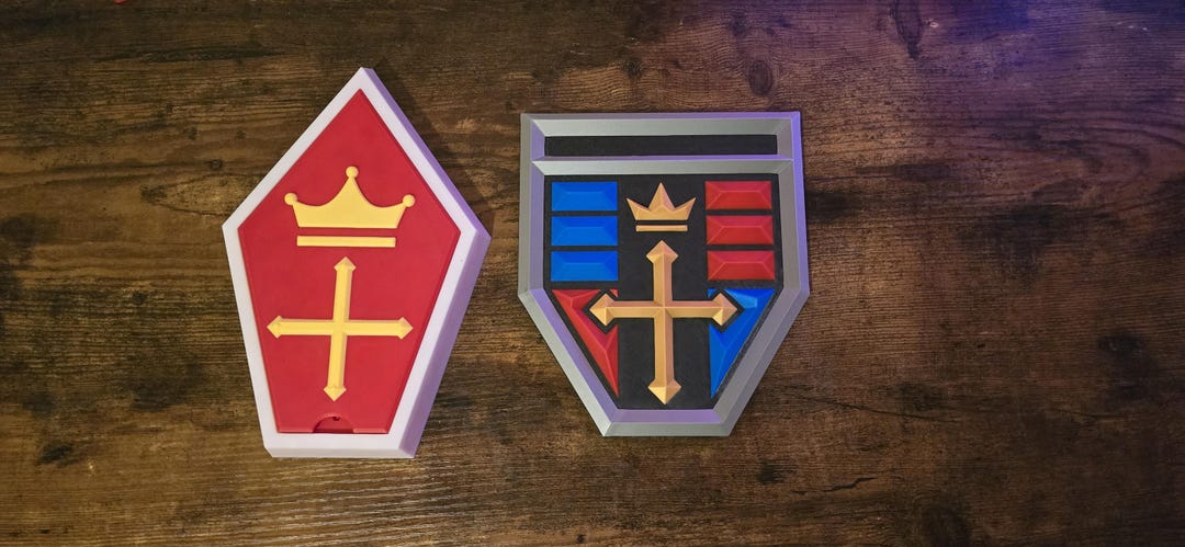 3D Printed Voltron Crest - Adjustable Size Customizable Colors Eco ...