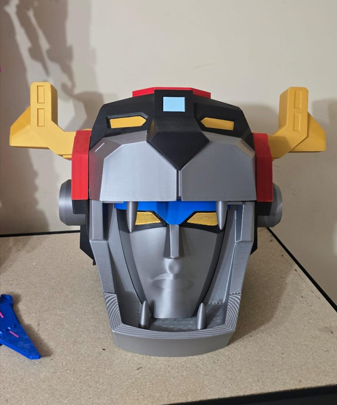 3D Printed Voltron Helmet - Adjustable Size Magnetized Design Custom ...