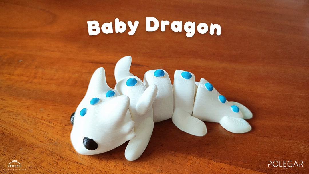 Baby Dragon 3d Printed Designed by Zou3d - Etsy