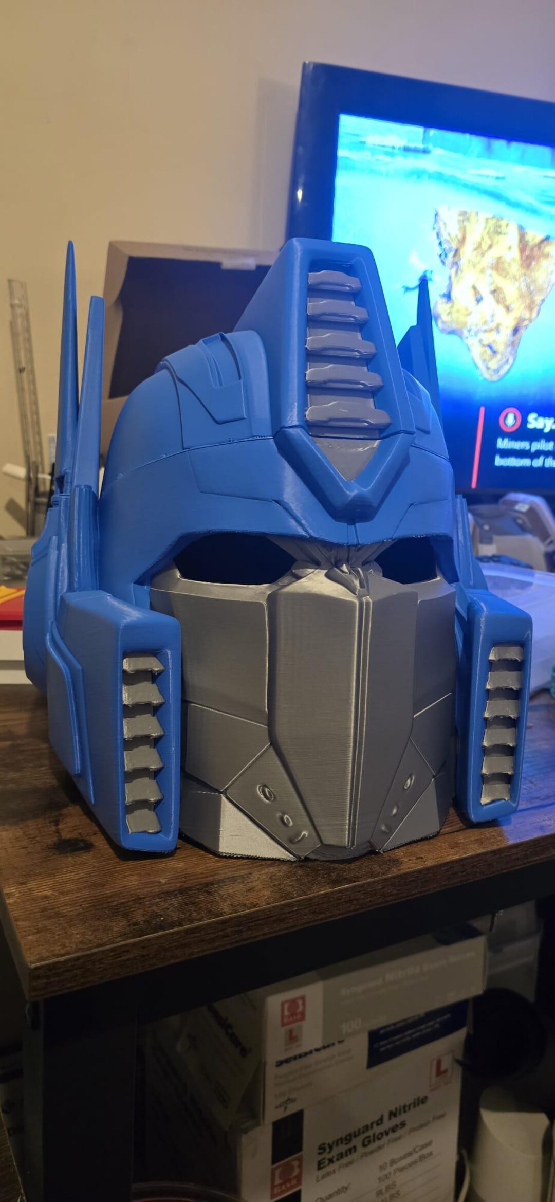 Retro Mecha Commander Helmet V1 – 3D Printed Transforming Robot Cosplay ...