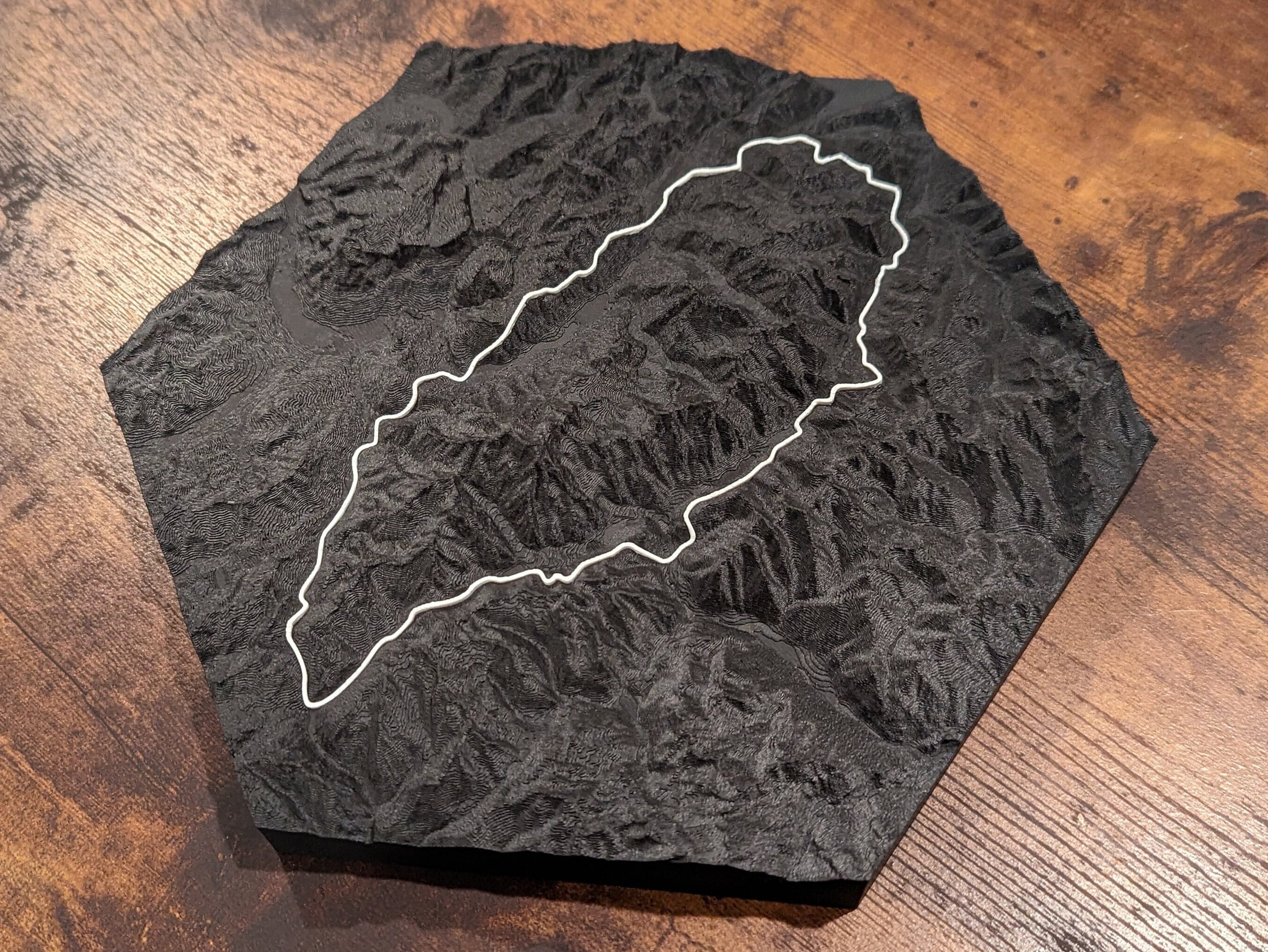 Tour Du Mont Blanc TMB 3D Topographic Trail Map Wall Art - Etsy