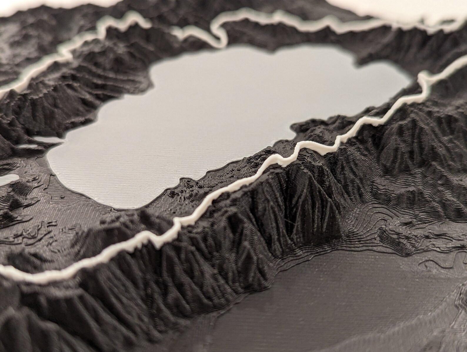 Tahoe Rim Trail 3D Topographic Trail Map Wall Art - Etsy