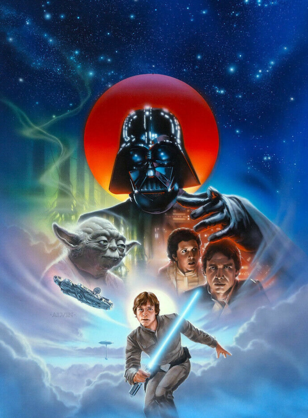 Star Wars the Empire Strikes Back Ceramic Tile Mural Backsplash - Etsy