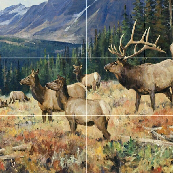 Wildlife Backsplash Tiles - Etsy