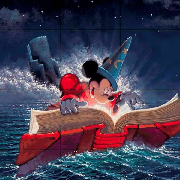Mickey Mouse Backsplash Ceramic Tile - Etsy