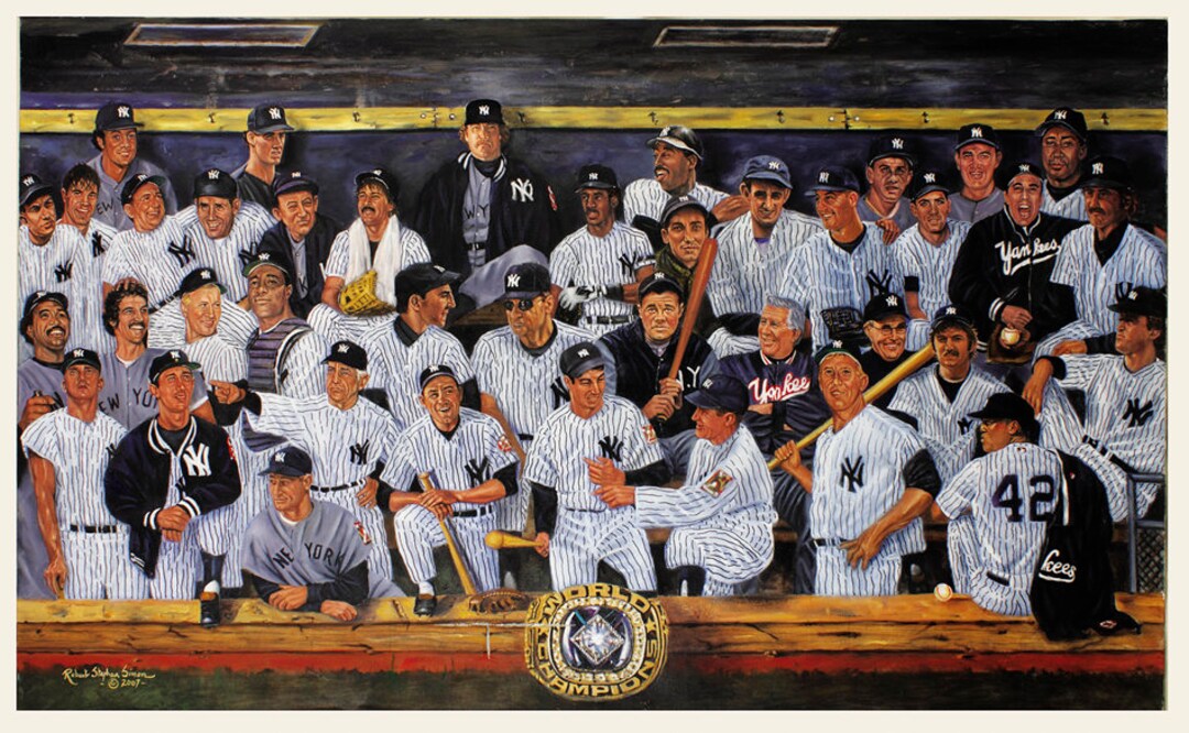 80 Years of Yankees All Stars Premium Photo Paper Large Wall Art Prints ...