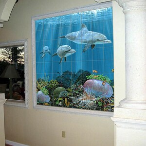 Leopard Mother Baby Cub Jungle Wildlife Ceramic Tile Mural Backsplash ...