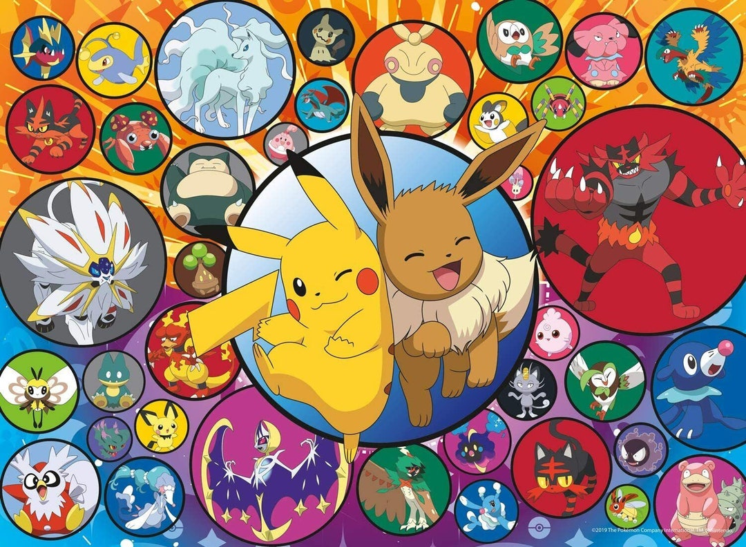 Pokemon Ceramic Tile Mural Backsplash Medallion 8 - Etsy