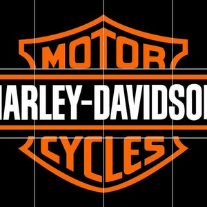 Harley Davidson Motorcycle Classic Ceramic Tile Mural Backsplash - Etsy