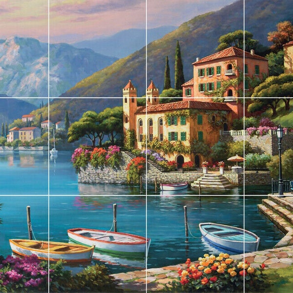 Italian Tile Mural - Etsy