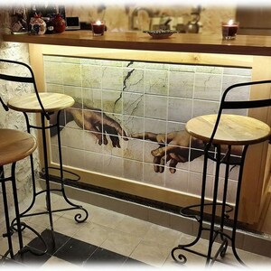 Waterfall View Tuscany Italy Terrace Lake Ceramic Tile Mural Backsplash ...