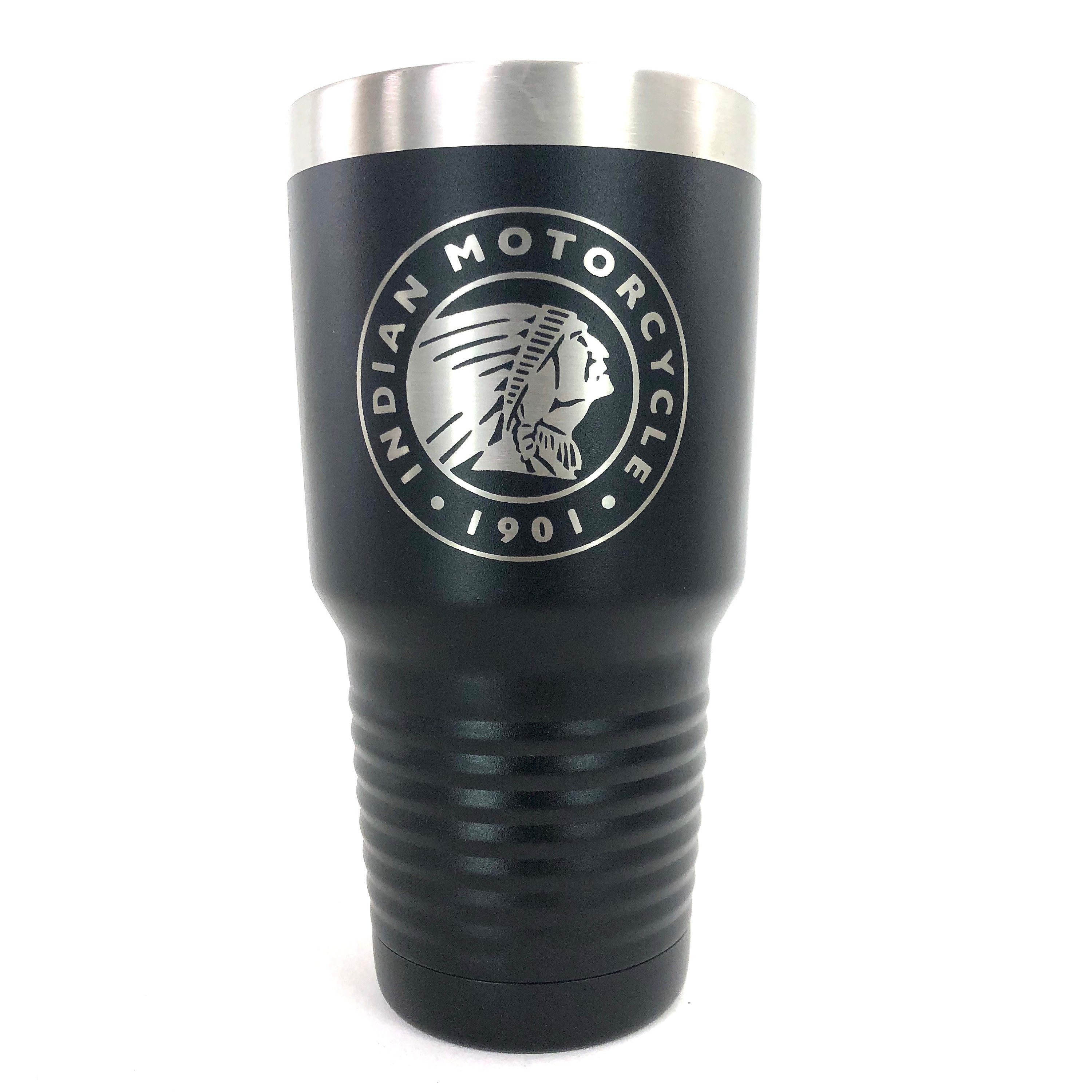 Personalized Tumbler, Engraved Cup, Indian Motorcycle Inspired, 20oz ...