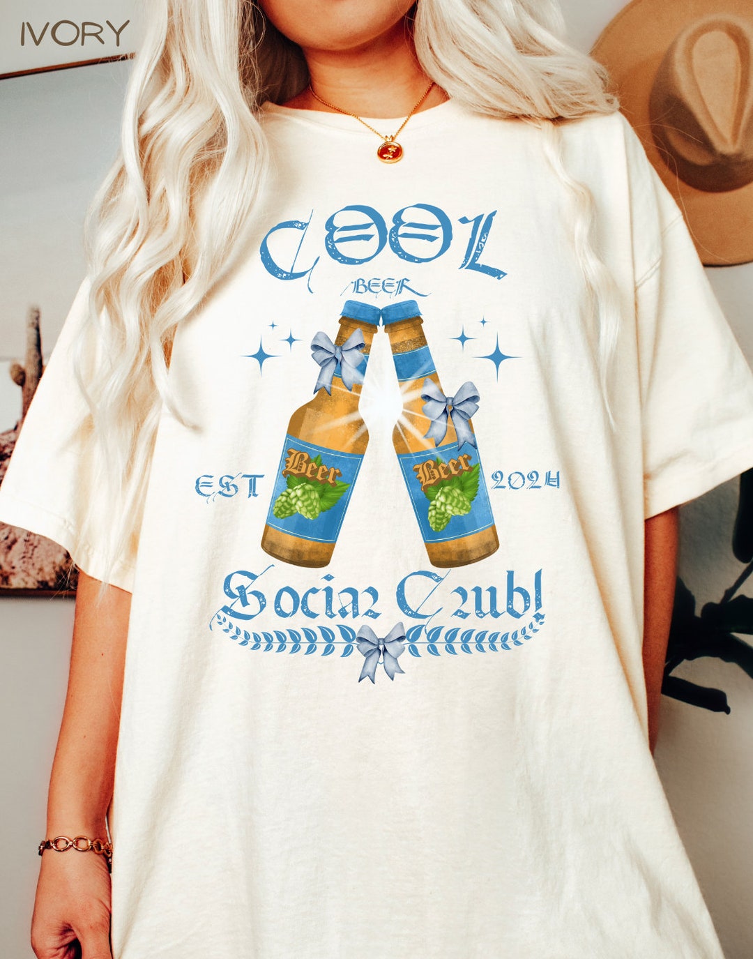 Beer T-shirt, Cool Beer Comfort Colors® Shirt, Girls Party Gift ...