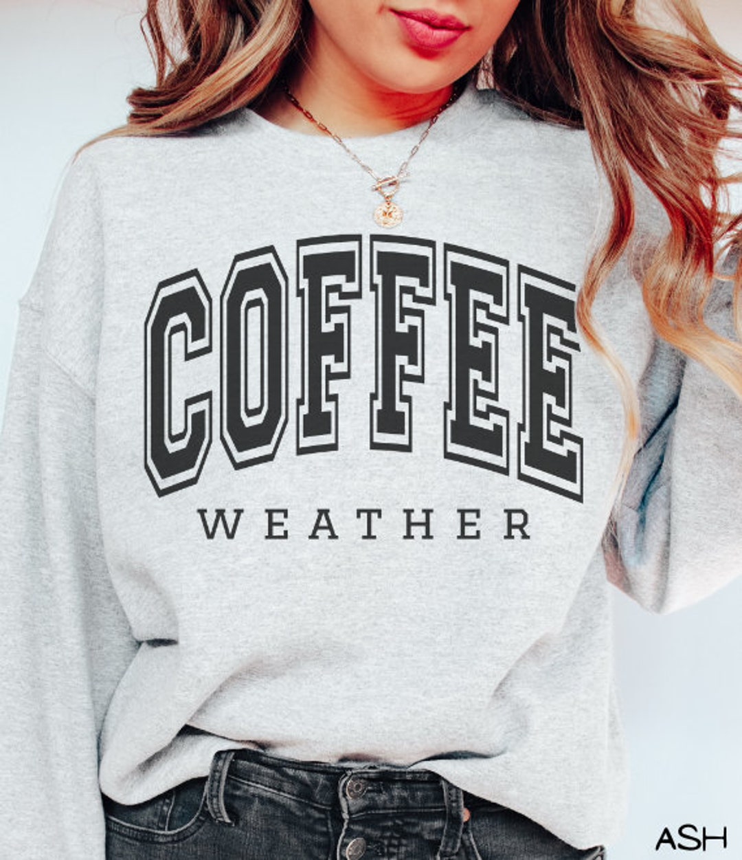 Coffee Weather Sweatshirt Fall Coffee Sweatshirt Sweater - Etsy