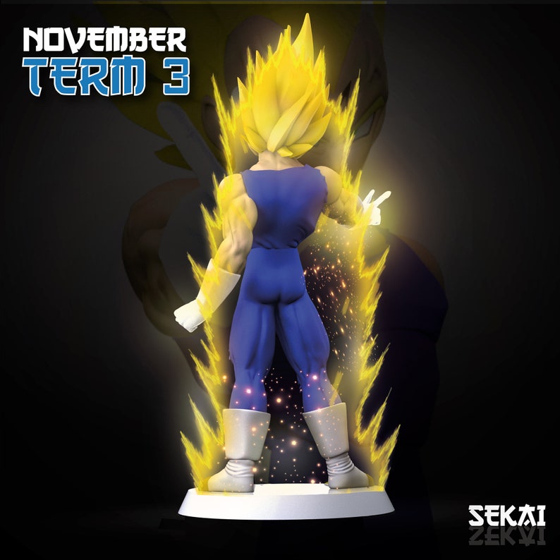 Anime Resin Statue Kit Vegeta - Etsy
